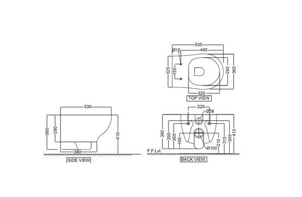 Унитаз подвесной Jaquar Continental CNS-WHT-961S купить в интернет ...