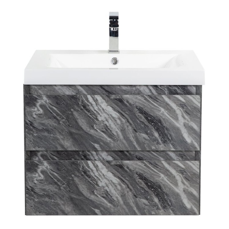 Тумба под раковину подвесная AcquaSi BRAVA AS-BRAVA-600-2C-SO-MG Marmo ...